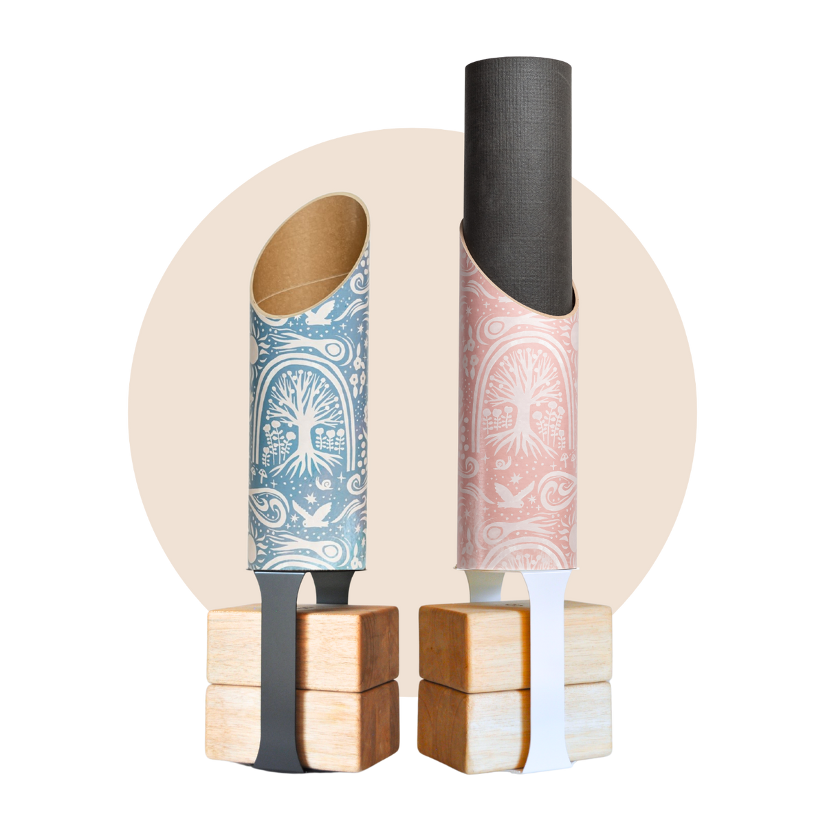 Cosmos Yoga Storage Bundle for Yoga Gear | Eco Home Fitness Storage – Mache