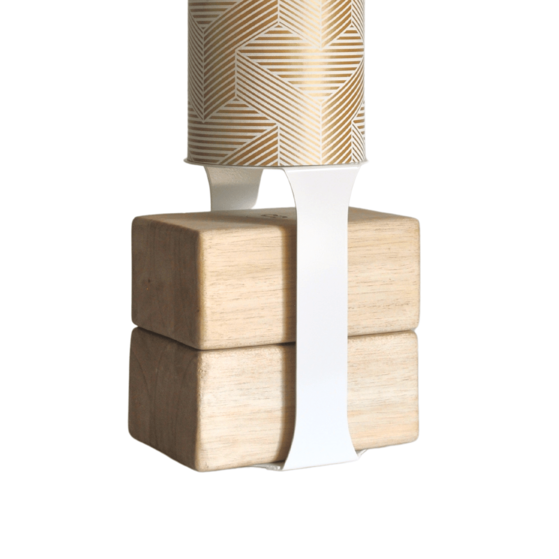 Mache Yoga Prop Storage for Yoga Blocks | Yoke Floor Stand in White